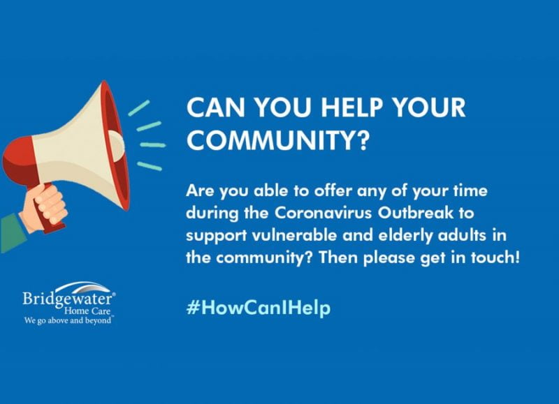 Can you Help your Community? - Bridgewater Home Care