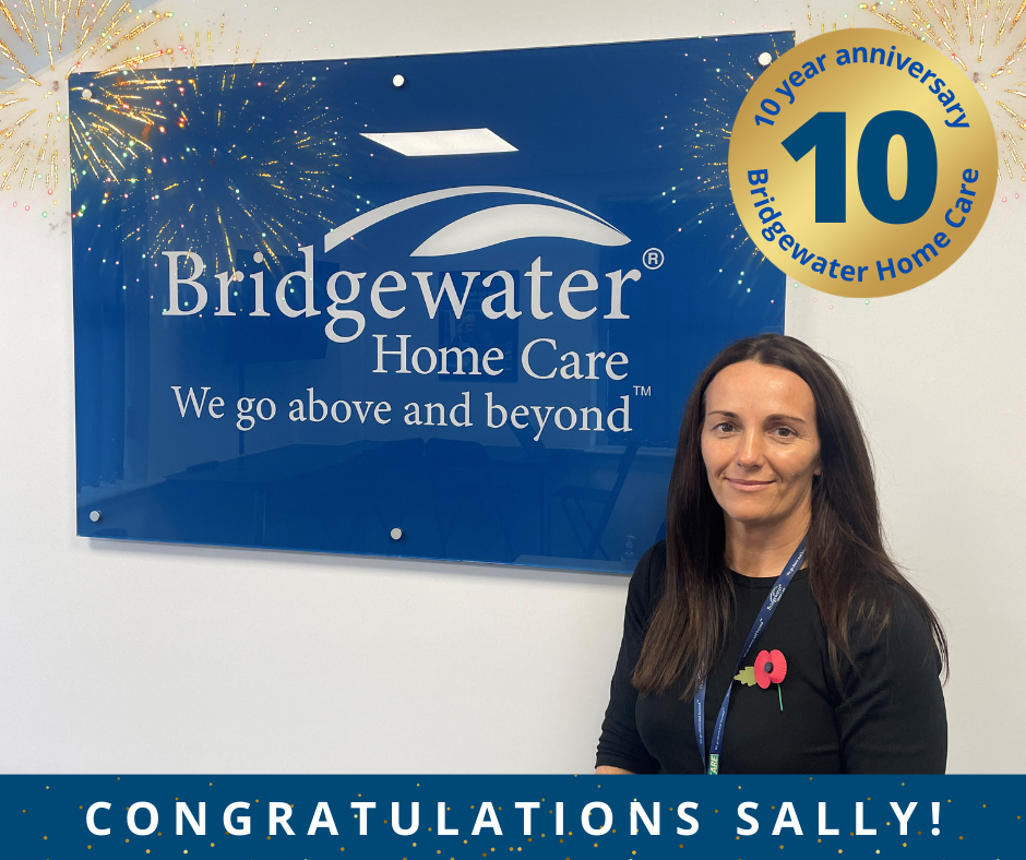 Celebrating 10 Year Anniversary for Sally Kelly - Bridgewater Home Care